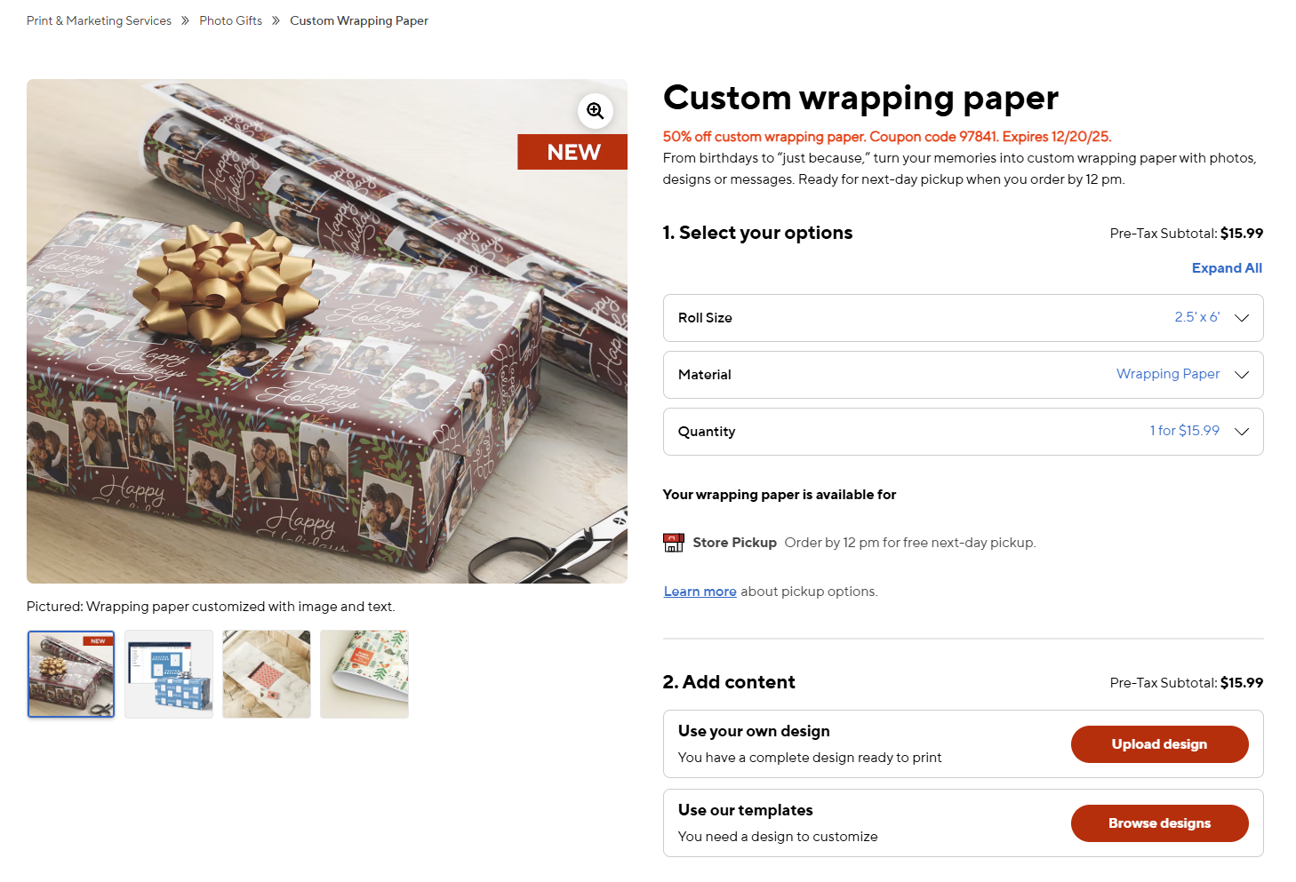 How to Make Custom Wrapping Paper - Monmouthfrogs